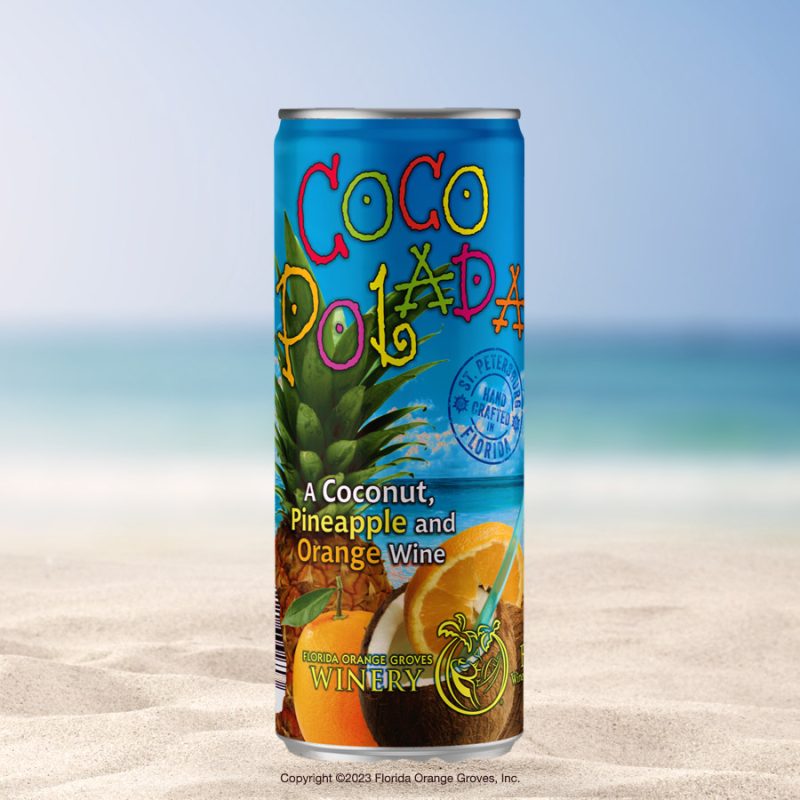 Coco Polada Pineapple Coconut Wine | Florida Orange Groves Winery